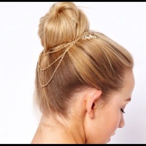 Accessories | Golden Greek Goddess Leaf Hair Pin | Poshmark